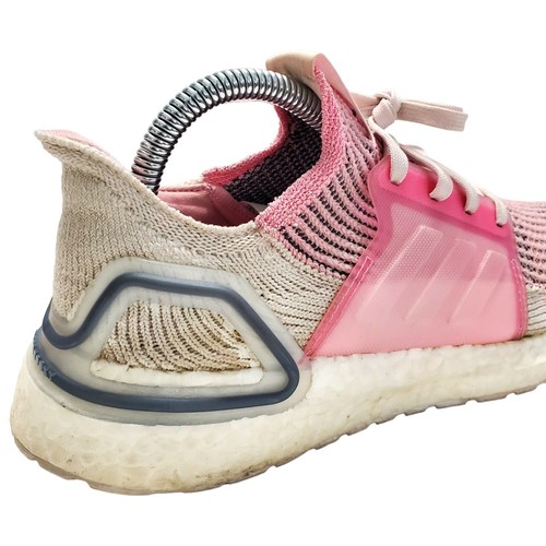 ADIDAS Shoes ULTRABOOST 19 Womens Size 7.5 Pink White Running Sneaker ...