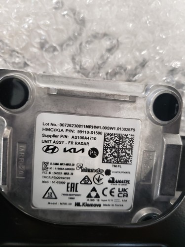 21-23 Hyundai Santa Fe Adaptive Cruise Control Distance Radar Sensor ...