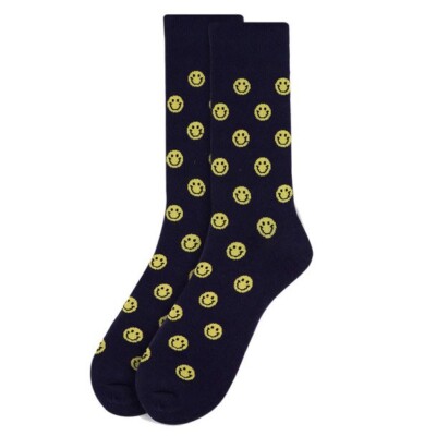 Smiley Face Men's Novelty Socks, Mens Sock Gifts | eBay