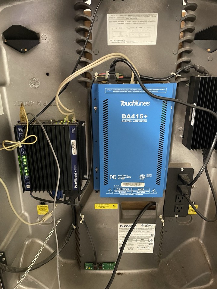 Touchtunes Ovation II Jukebox See Photos READ Must Be TOUCHTUNES Vendor ...