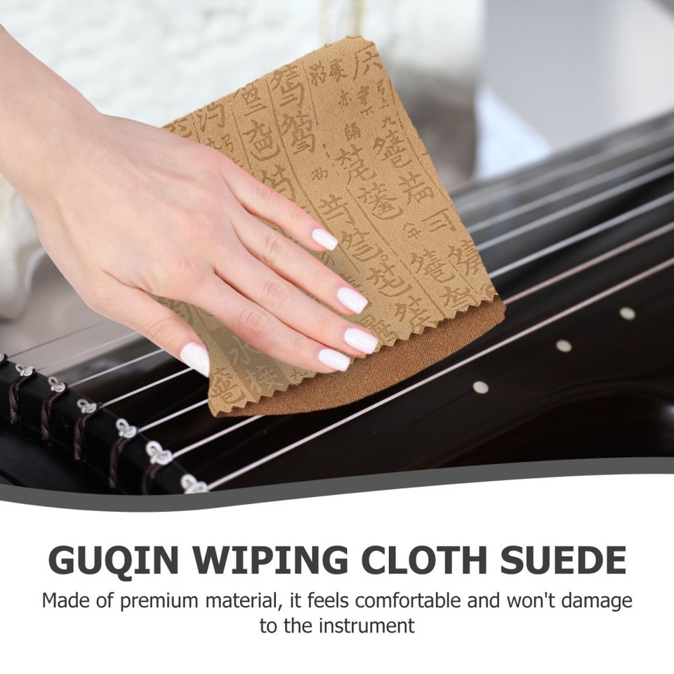 Cleaning Cloth for Fingerprints Thickened Guqin Wiping Suede Fabric ...