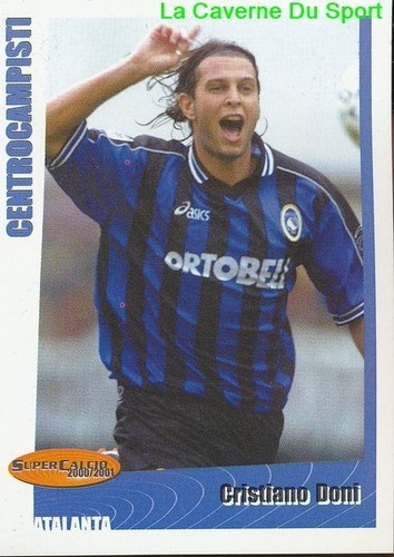 167 CRISTIANO DONI ITALY ATALANTA STICKER SUPER FOOTBALL 2001 PANINI | eBay