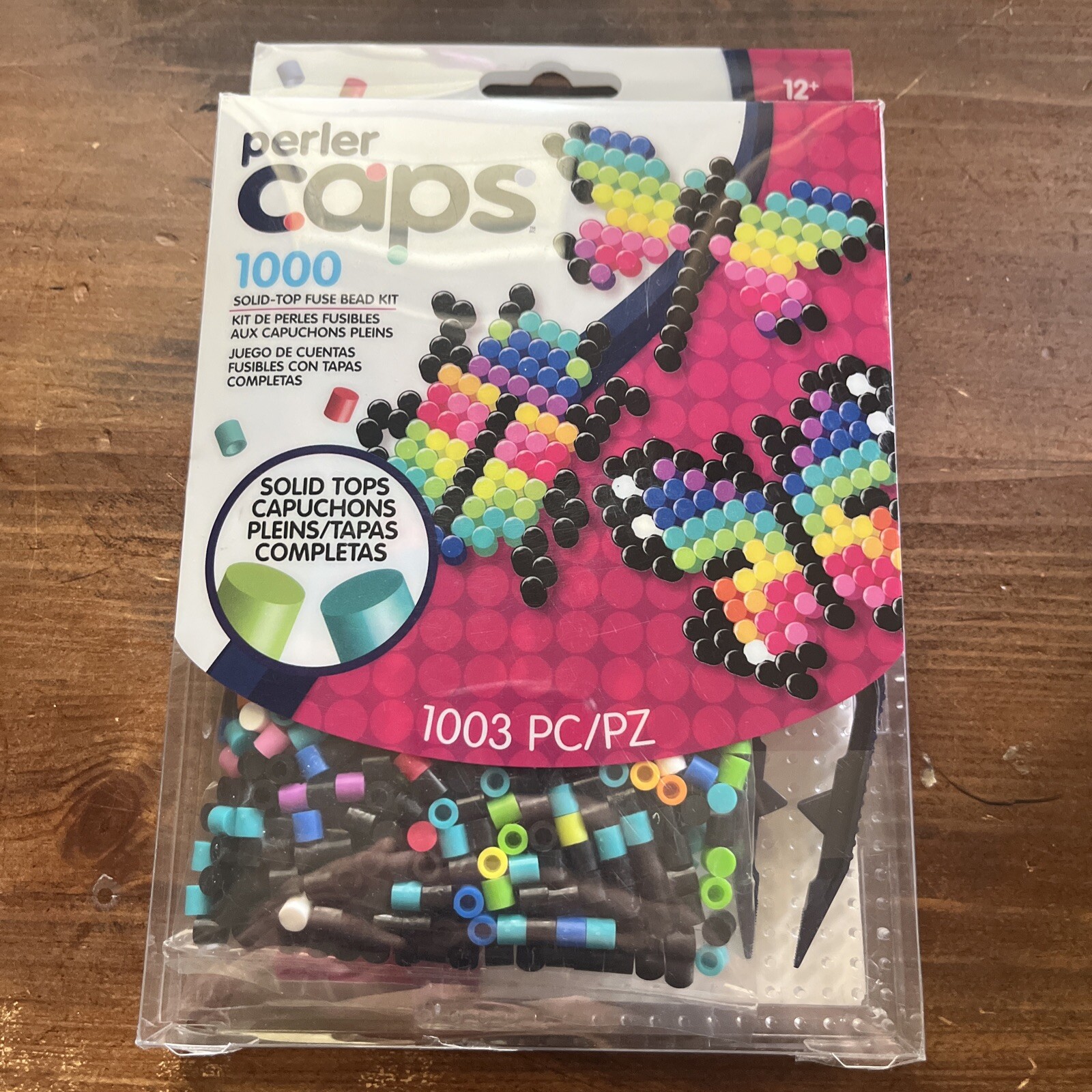 Perler Cap Butterfly Kit 1000 Solid top Fuse Beads Iron Bead Art Craft ...