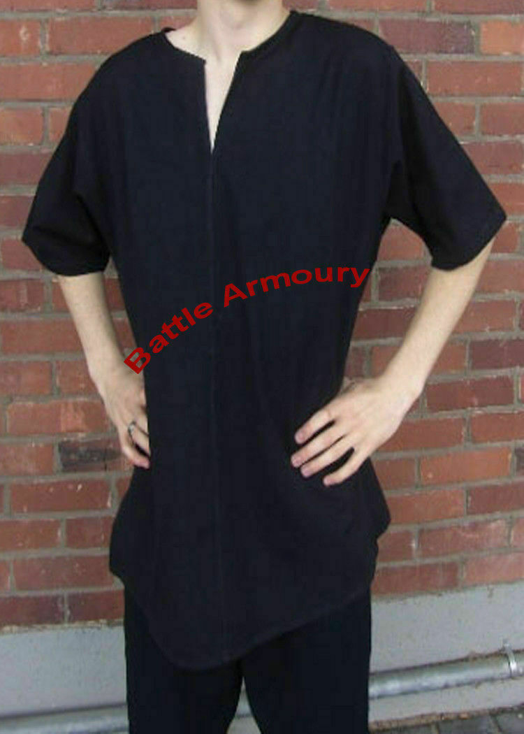 Medieval Celtic Viking Tunic Short Sleeves 5 Colors renaissance SCA ...