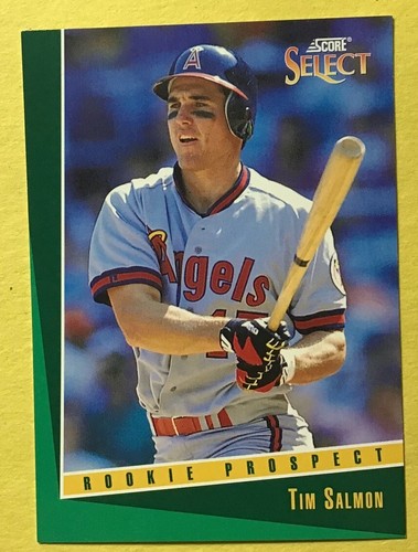 1993 Score Select Rookie Prospect Tim Salmon RC #339 Angels ROY FREE ...
