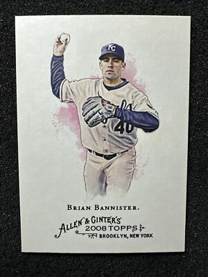 BRIAN BANNISTER #239 2008 Topps Allen & Ginter's QTY Kansas City Royals ...