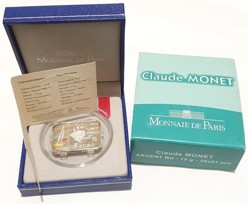 MONET, FRANCE, PAINTER, CLAUDE MONET, SILVER, BU, 5 EUROS ,2009 | eBay