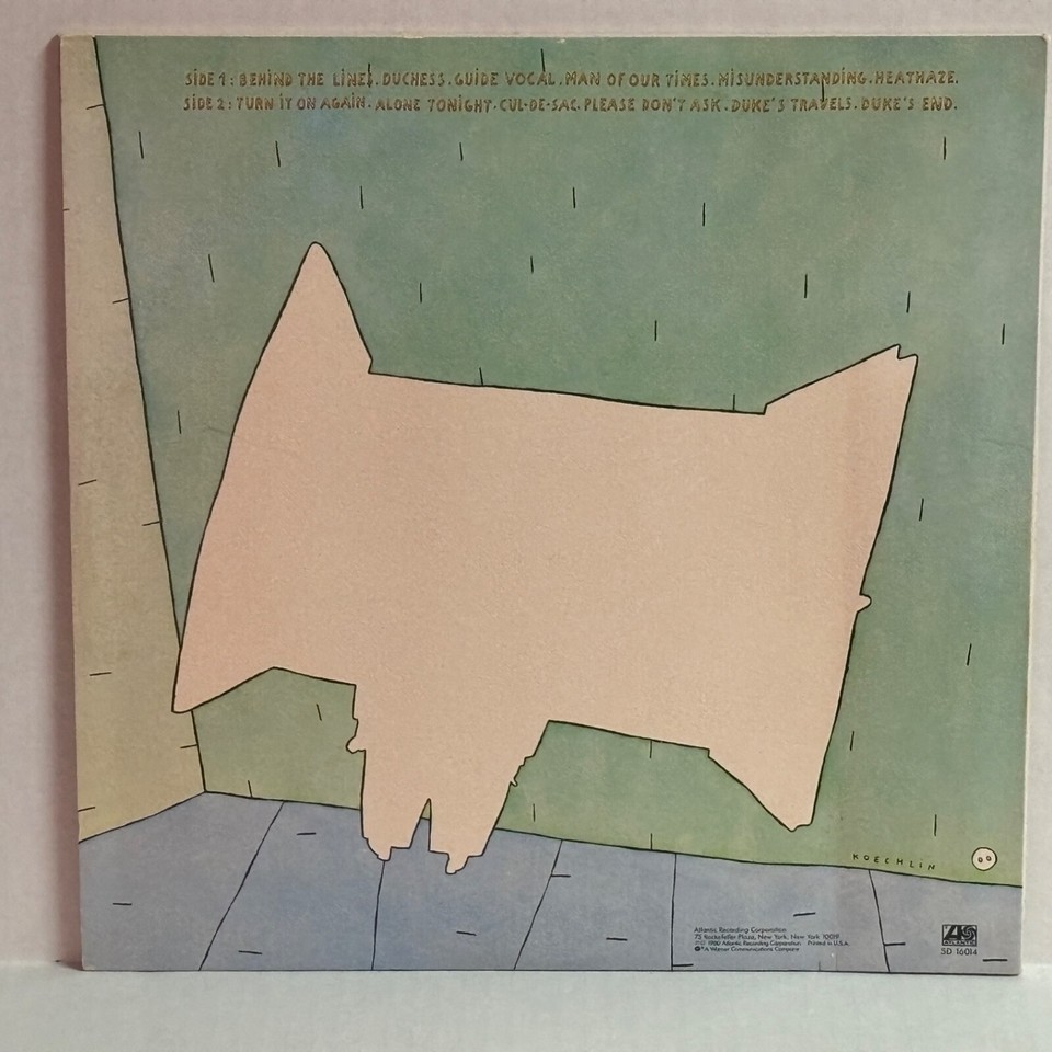 GENESIS Duke 1980 Atlantic SD 16014 Gatefold COVER ONLY(No Vinyl) | eBay