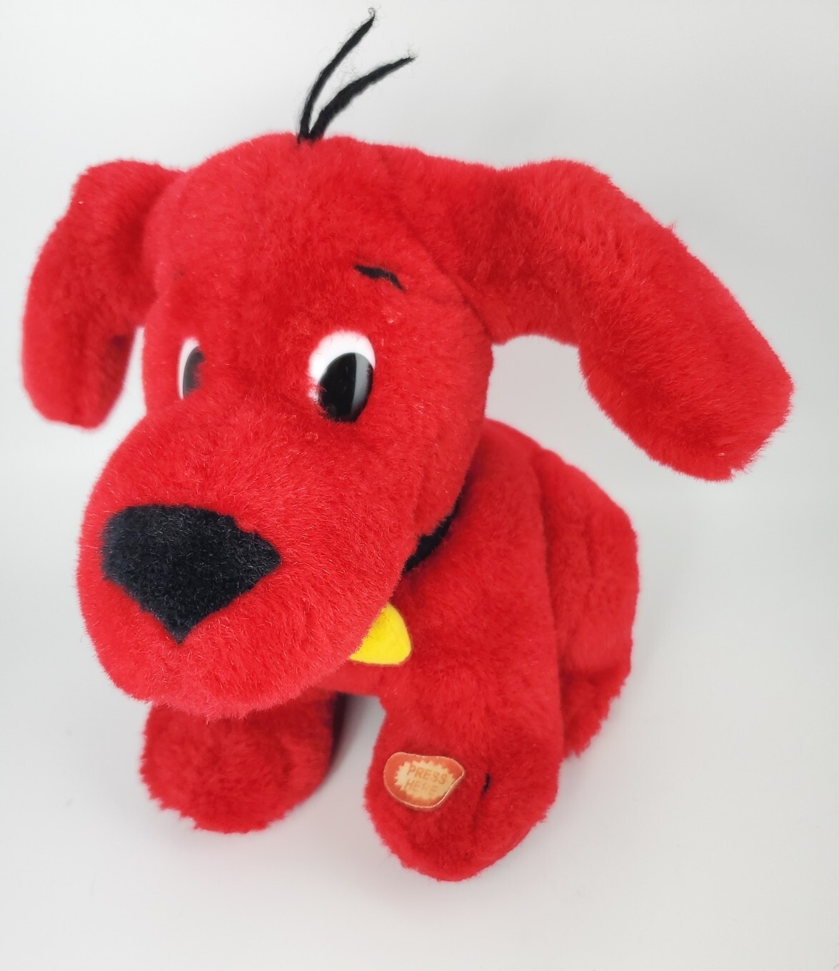 Clifford The Big Red Dog Scholastic 8" Plush Barks and Ears Flap | eBay