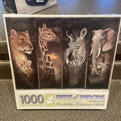 Bits and Pieces Pride of Africa 1000 Piece Jigsaw Puzzle 20" x 27 ...