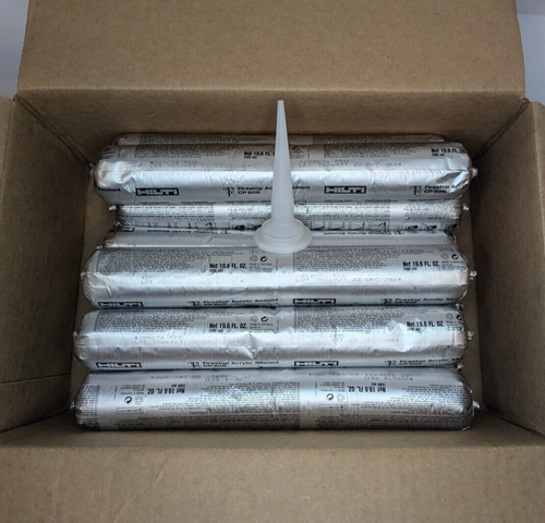 (14) Hilti Firestop Acrylic Red Sealant CP 606 Red 19.6 Fl Oz, expire ...