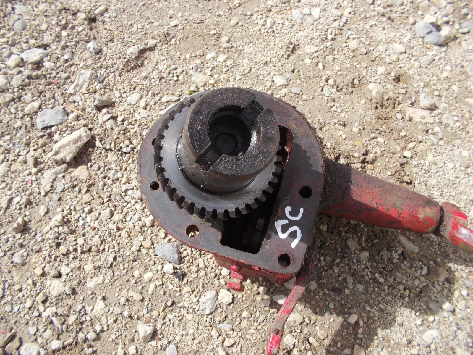 Farmall Super C SC IH Tractor engine motor governor assembly w/ cover ...