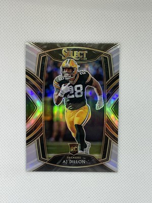 2020 Select AJ Dillon Silver Prizm Club Level Rookie Card RC #265 ...