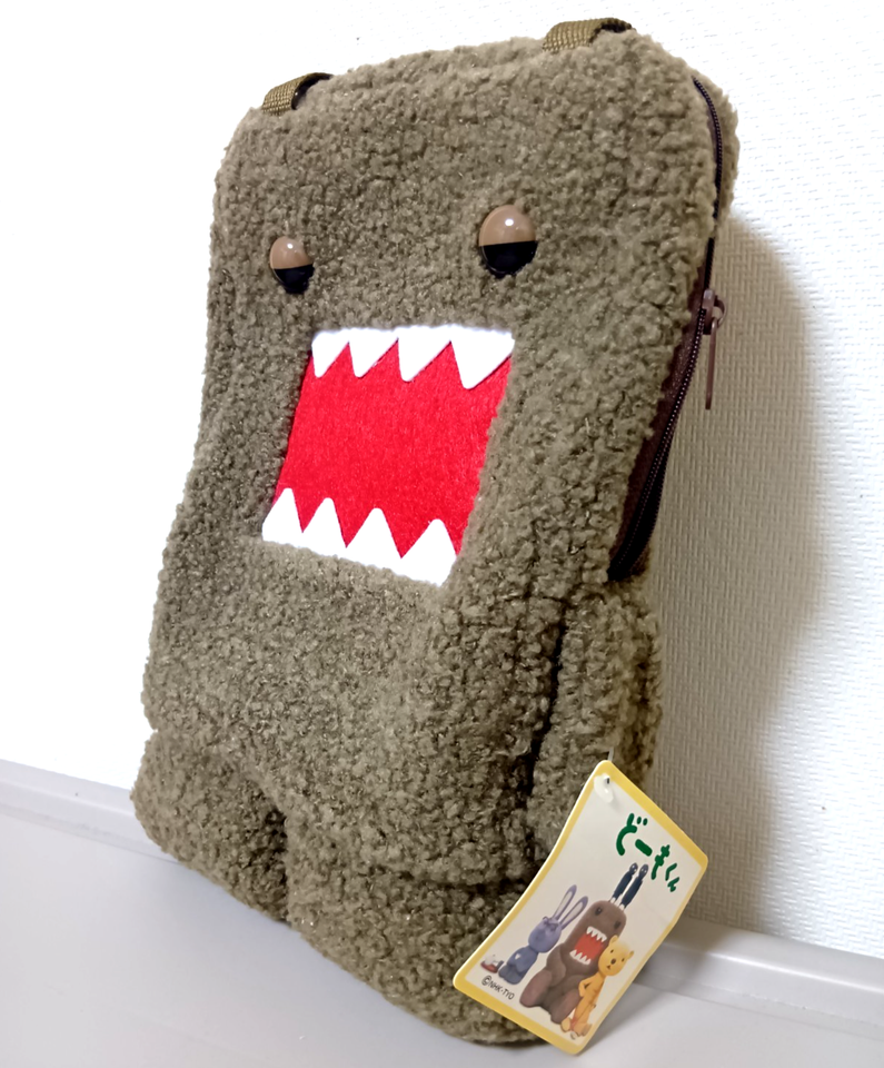 Domo kun Bag with Usaji Blanket with Tag NHK Japan | eBay