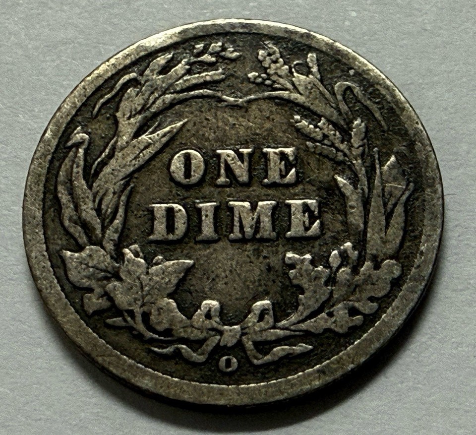 1905 O MICRO O BARBER DIME SILVER U.S. COIN * GET WHAT U C * SHIPS FREE ...