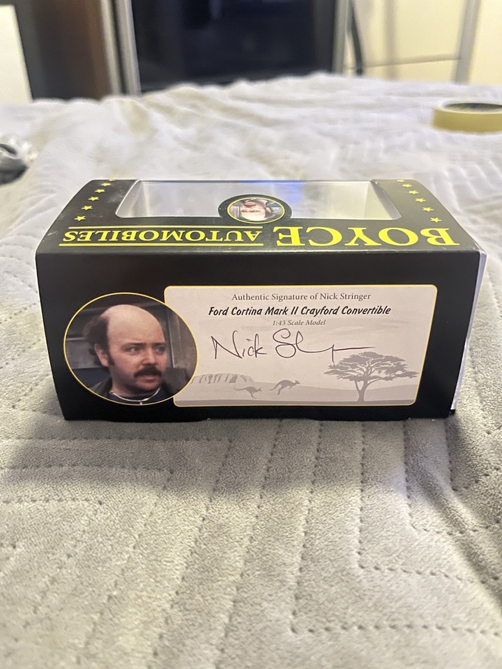 Only Fools & Horses Ford Cortina Mk II Crayford Convertible Signed Nick Stringer | eBay UK
