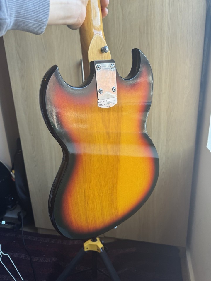 KAY K-2T 70s Vintage SG Electric Guitar Pro Setup | eBay UK
