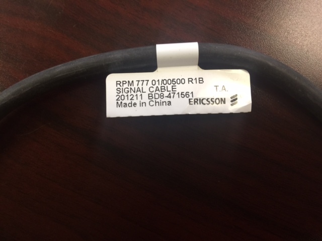 RPM 777 01/00500 R1B Ericsson Signal Cable RPM77701/00500R1B (NEW) | eBay