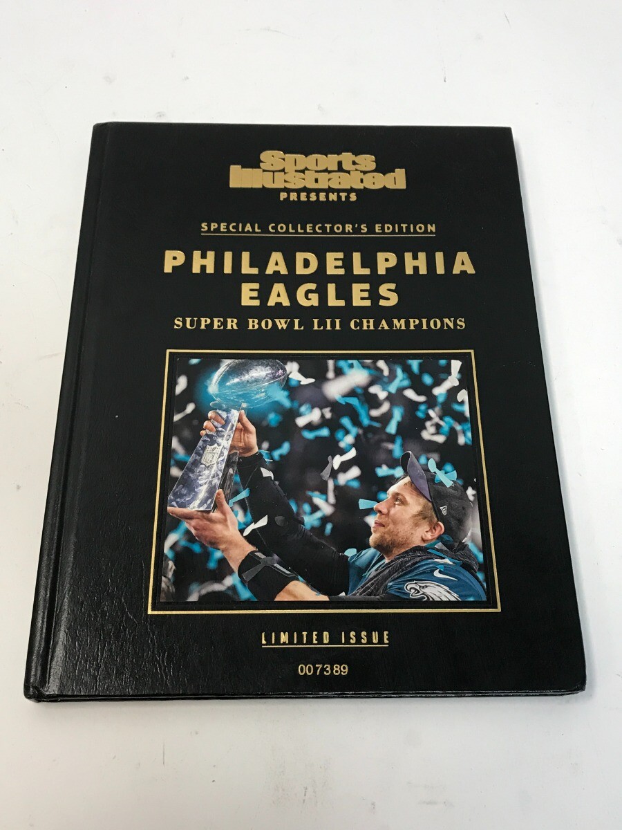 Phila. Eagles Sports Illustrated Super Bowl LII Champions Book & Ball ...