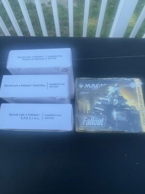 Magic: The Gathering Fallout Collector Booster Box Bundle 195166228532 ...