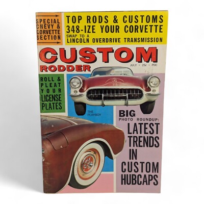 Custom Rodder - July 1961 - Vintage Car Hot Rod Magazine | eBay Australia