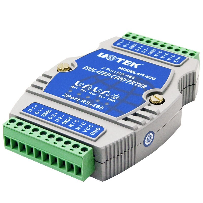 Industrial RS485 2 Ports Repeater with Optoelectronic Isolation Surge ...