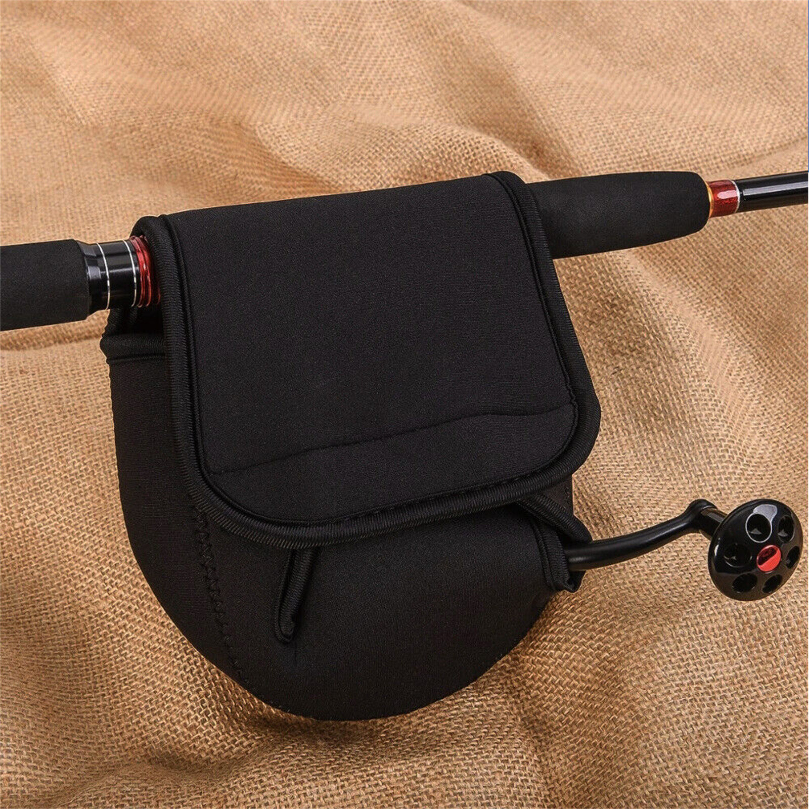 Fishing Reel Bag Waterproof Neoprene Case Cover for Spinning Reel Pouch ...