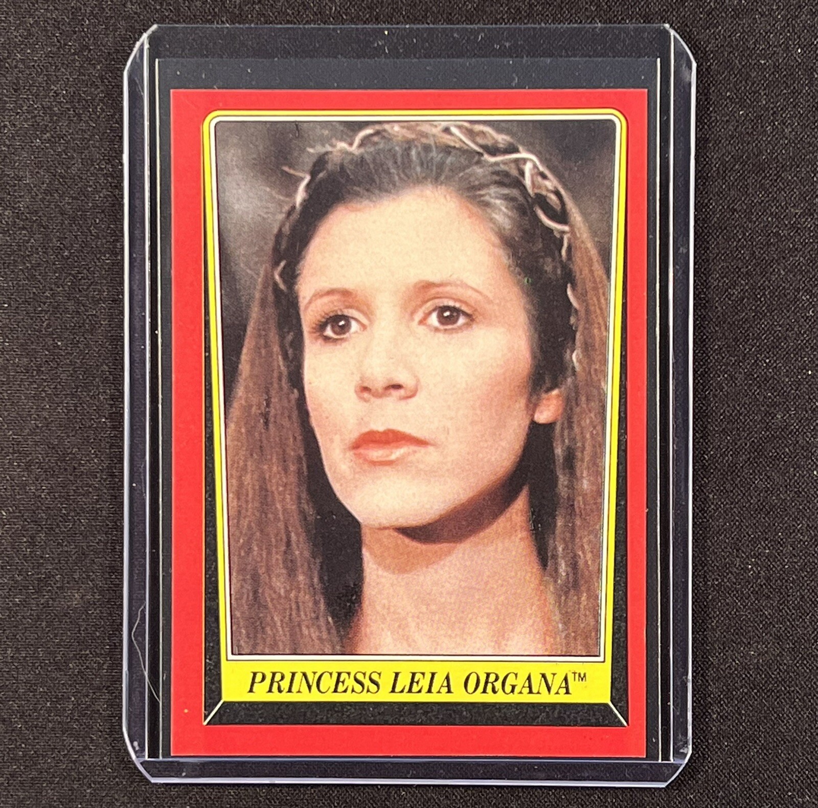 PRINCESS LEIA 1983 Topps Star Wars Return of the Jedi Movie Trading ...