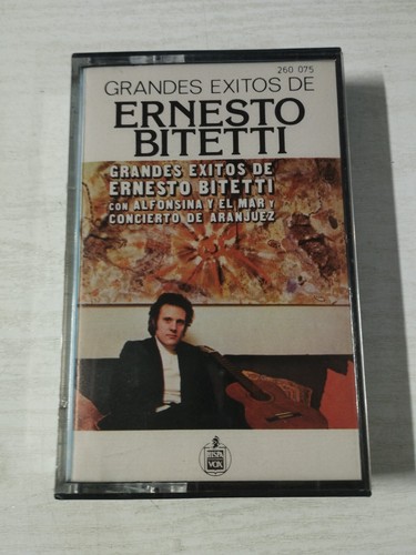 Ernesto Bitetti Grandi Successi Di Bitetti Chitarra - Cassetta Nastro ...