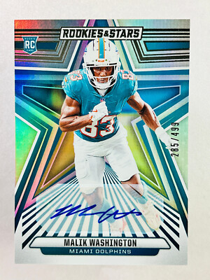2024 Rookies & Stars Malik Washington Silver Auto RC /499 | eBay