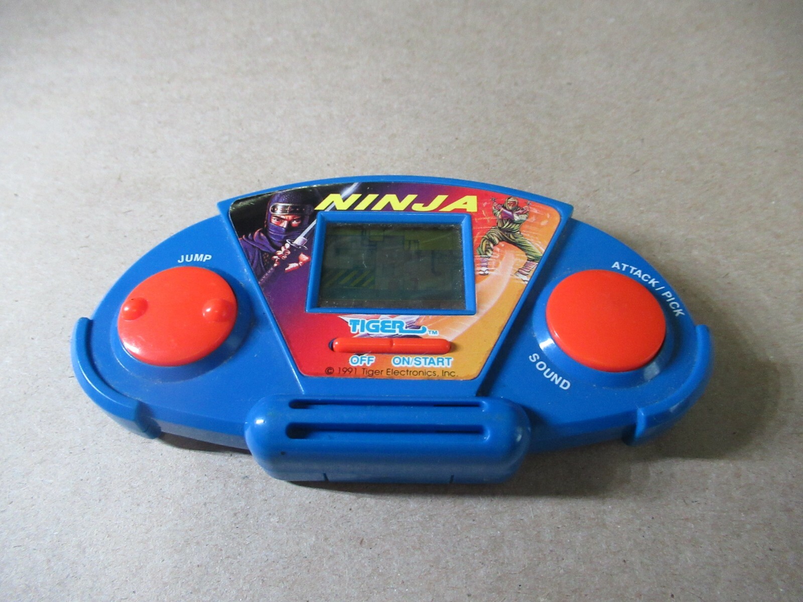 vintage 1991 Tiger Electronics Ninja Handheld Video Game | eBay
