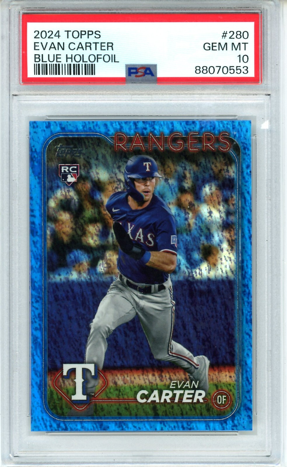 Evan Carter 2024 Topps #280 Blue Foil /999 Price Guide - Sports Card ...