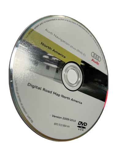 OEM AUDI RNS-E NAVIGATION PLUS NORTH AMERICA DVD #8P0919884AH (VERSION ...
