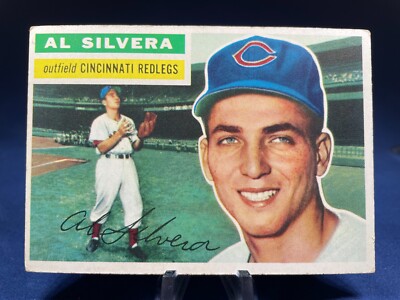 1956 Topps Baseball Card Al Silvera #137 (white back) Cincinnati ...