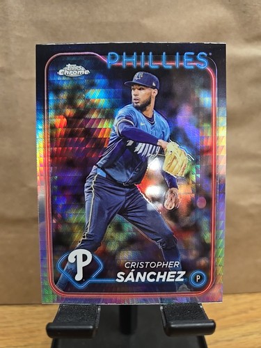 CHRISTOPHER SANCHEZ 2024 TOPPS CHROME UPDATE SERIES PRISM REFRACTOR ...