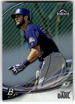 2016 Bowman Platinum #TP-DD David Dahl Top Prospects Colorado Rockies ...