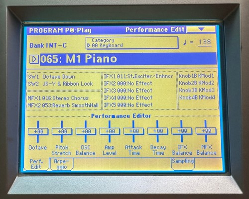 Korg Triton Classic/Studio, Trinity LCD Display with Touch panel. Works ...