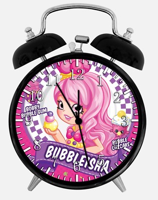 Shopkins Bubbleisha Alarm Desk Clock 3.75" Home or Office Decor E496 ...