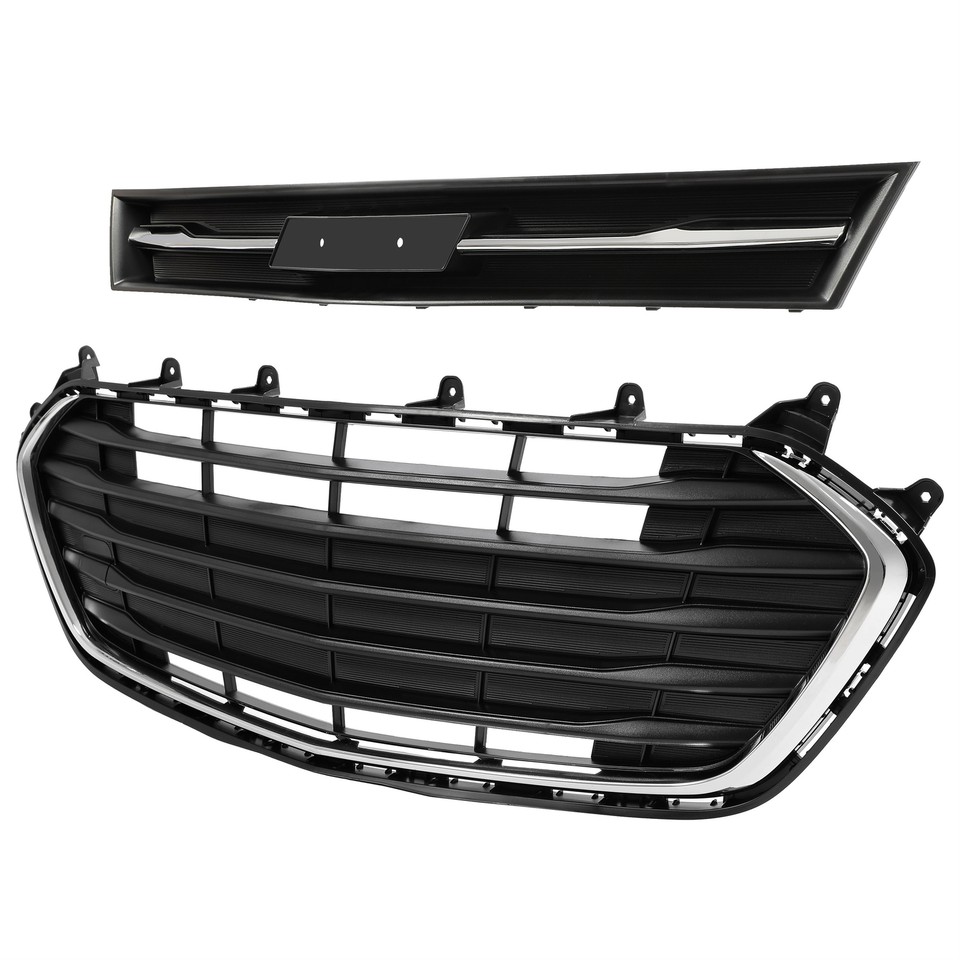 Painted Front Upper+Lower Bumper Grille Mesh Grill For Chevy Trax 2017 ...