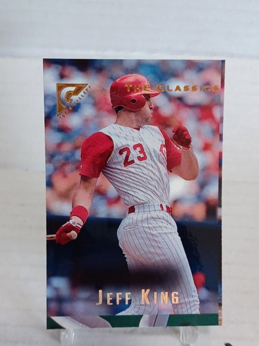 Miscut misnamed 1996 Topps Gallery The Classics Hal Morris Jeff King | eBay