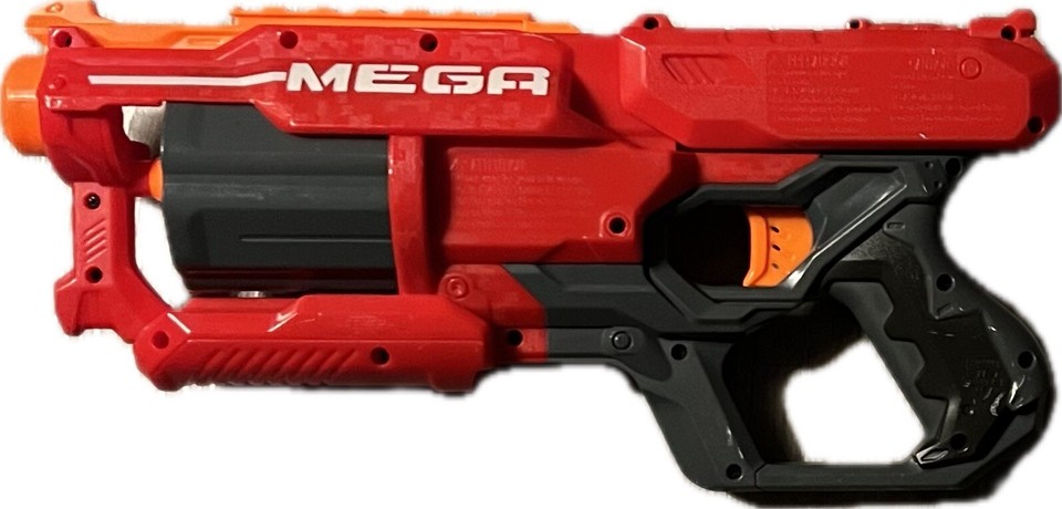 🔥 MODDED Nerf Mega CYCLONESHOCK Blaster Dart Gun, FPS Boosted, 6-Shot ...