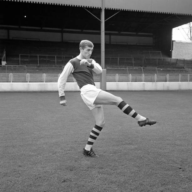 Soccer - Burnley Fc Photocall - Turf Moor Arthur Bellamy 1960s Old ...