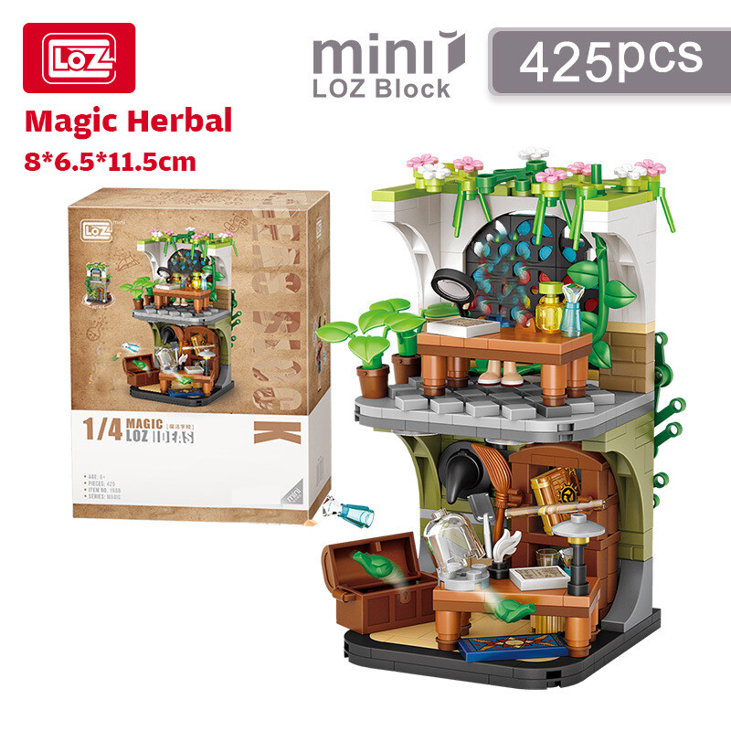 LOZ Mini Blocks Sets Food Street View Building Blocks Micro Bricks with ...