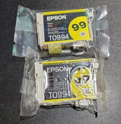 (2) Epson 99 Ink Cartridges - Yellow! | eBay