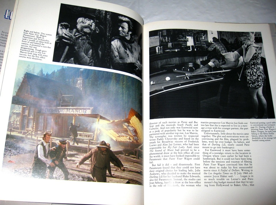 The Screen Greats Clint Eastwood by Alan Frank (1982, HC, DJ) 1st Ed ...