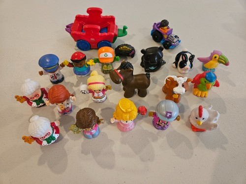 Fisher Price Little People Lot of People, Vehicles and Animals | eBay