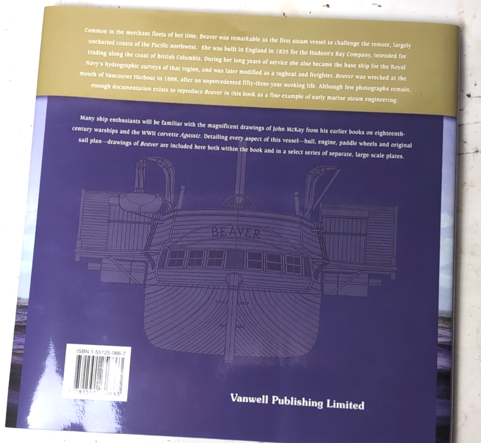 The Hudson's Bay Company's 1835 Steam Ship BEAVER- Boxed Set W/ Design ...