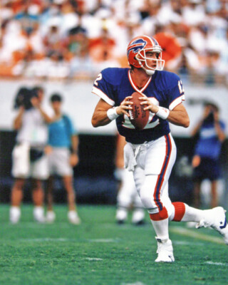 Buffalo Bills JIM KELLY Glossy 8x10 Photo NFL Football Print Poster HOF ...