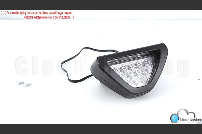 F1 Style Triangle 12 LED Rear Stop Tail 3rd Brake Light Universal ...