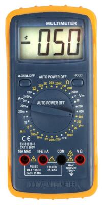 DIGITAL MULTIMETER, CURRENT MEASURE AC MAX 10A, CURRENT MEASURE DC FOR ...